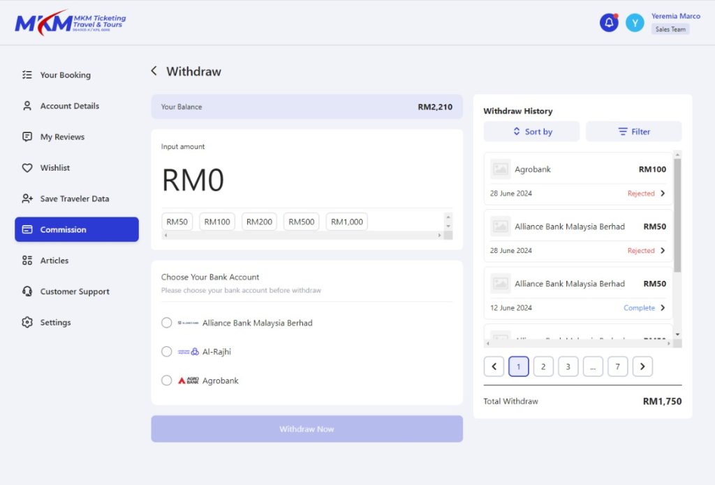 Ejen - MKM Ticketing Travel & Tours